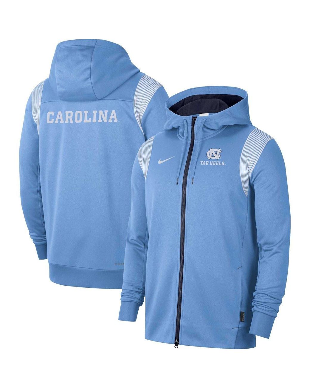 Nike North Carolina Tar Heels 2022 Sideline Lockup Performance Full-zip ...