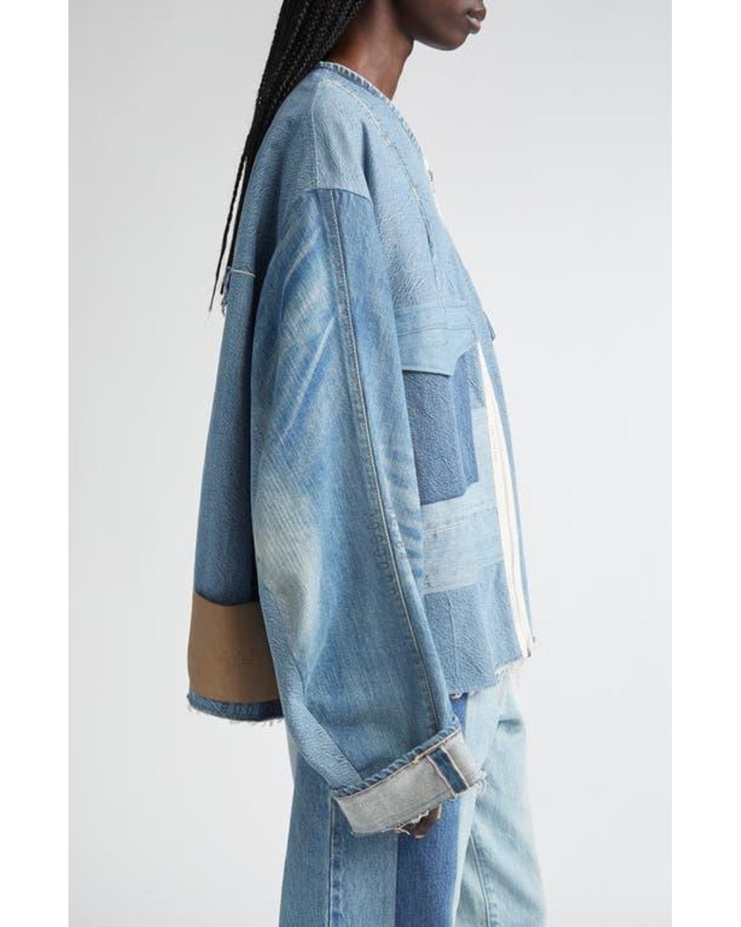 Kuro Remake Denim Military Mark Ii Jacket in Blue | Lyst