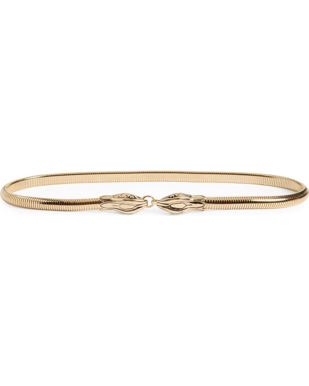 Chloé Snake Chain Belt in Natural | Lyst