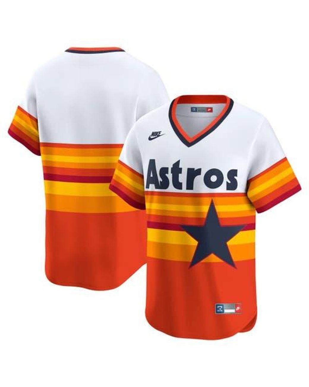 Nike Houston Astros Throwback Cooperstown Collection Limited Jersey in ...