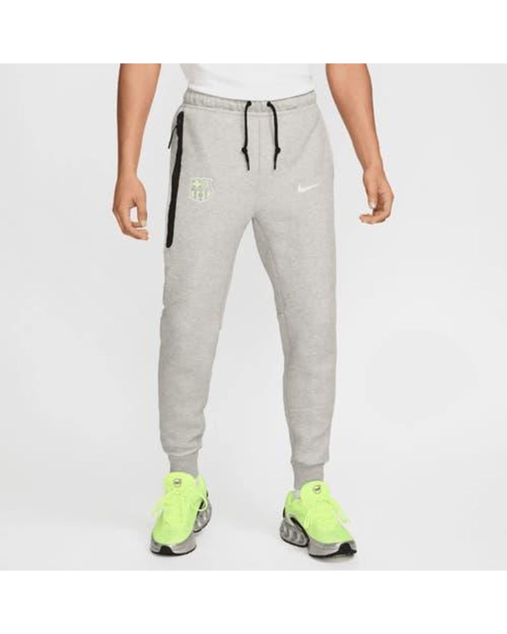 Nike Barcelona Tech Fleece Jogger Pants in Gray for Men | Lyst