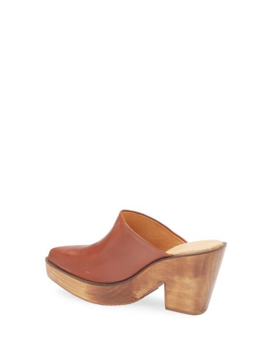 Cordani Pointed Toe Platform Mule in Brown | Lyst