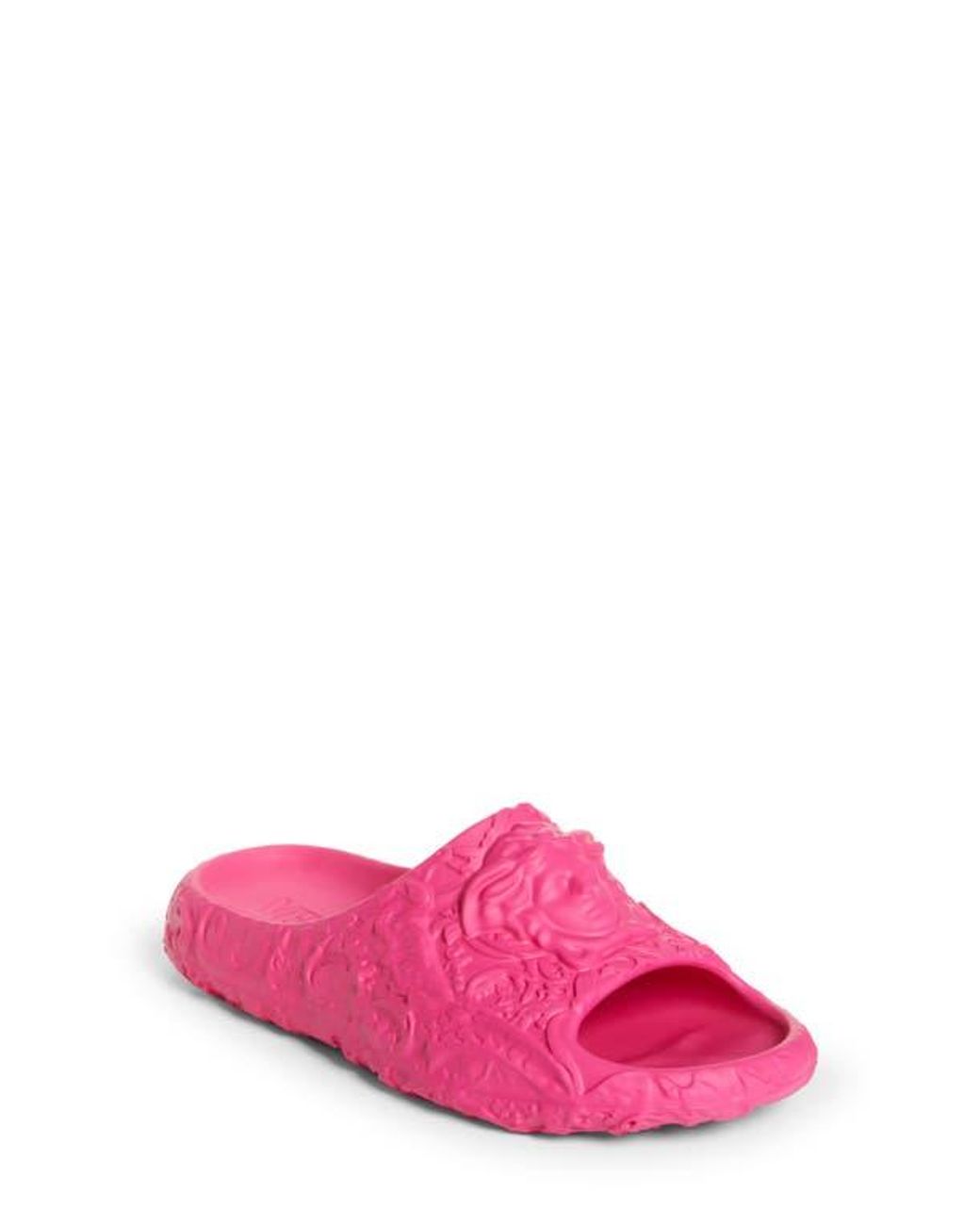 Versace Molded Barocco Pool Slide in Pink for Men | Lyst