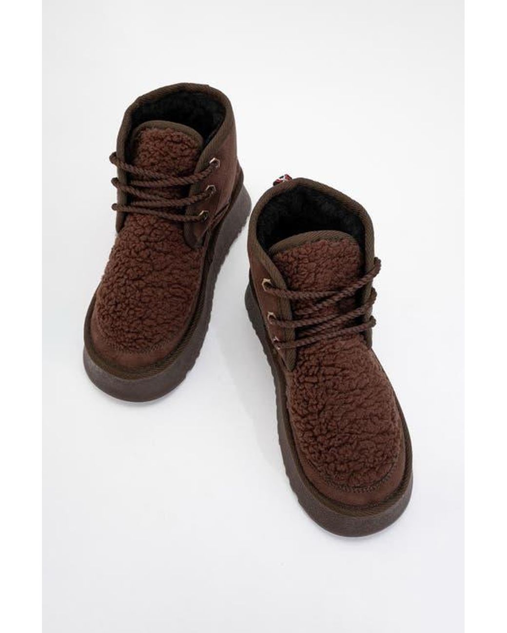 Prologue Shoes Tyson Lace Up Boot in Brown | Lyst