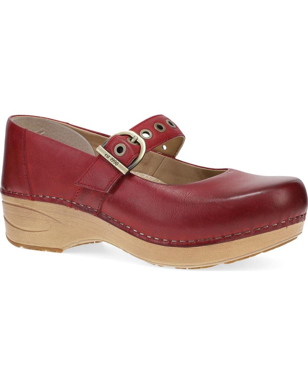 Dansko Xp 2.0 Mary Jane Clog in Red | Lyst