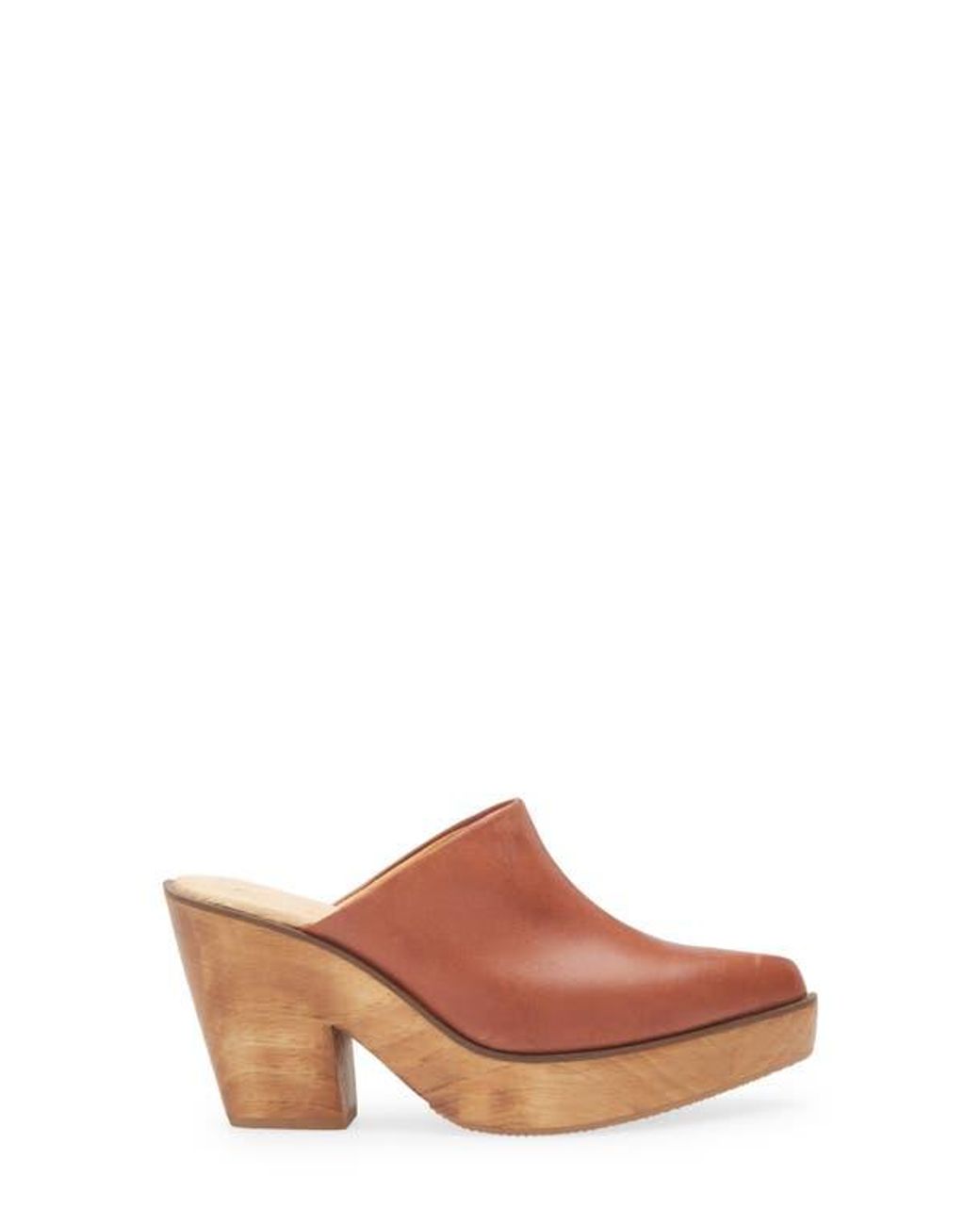 Cordani Pointed Toe Platform Mule in Brown | Lyst