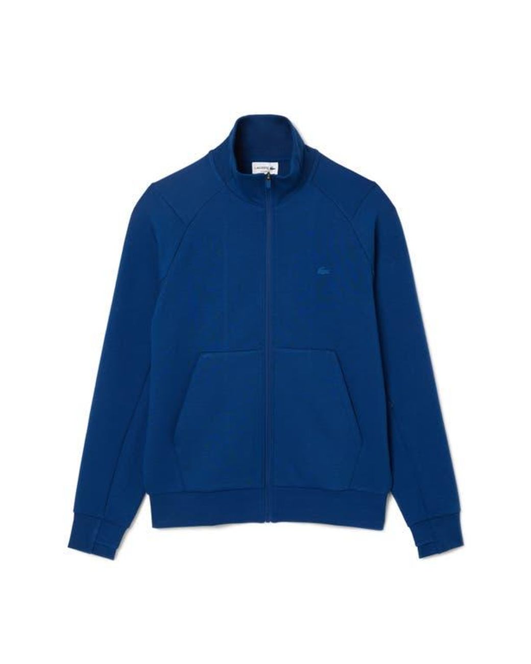 Lacoste Zip-Up Jacket in Blue for Men | Lyst