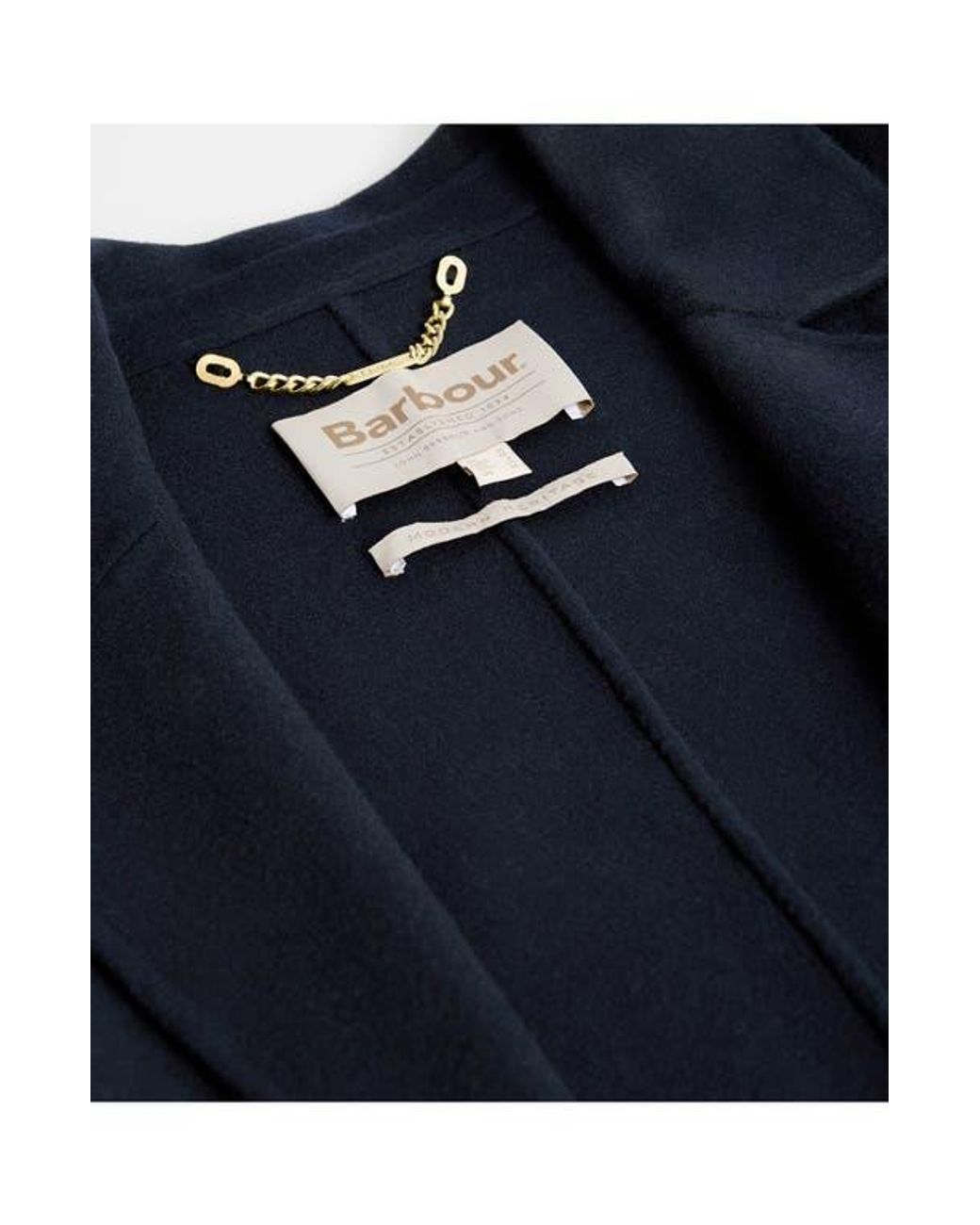 Barbour Rachel Wool Blend Coat in Blue | Lyst