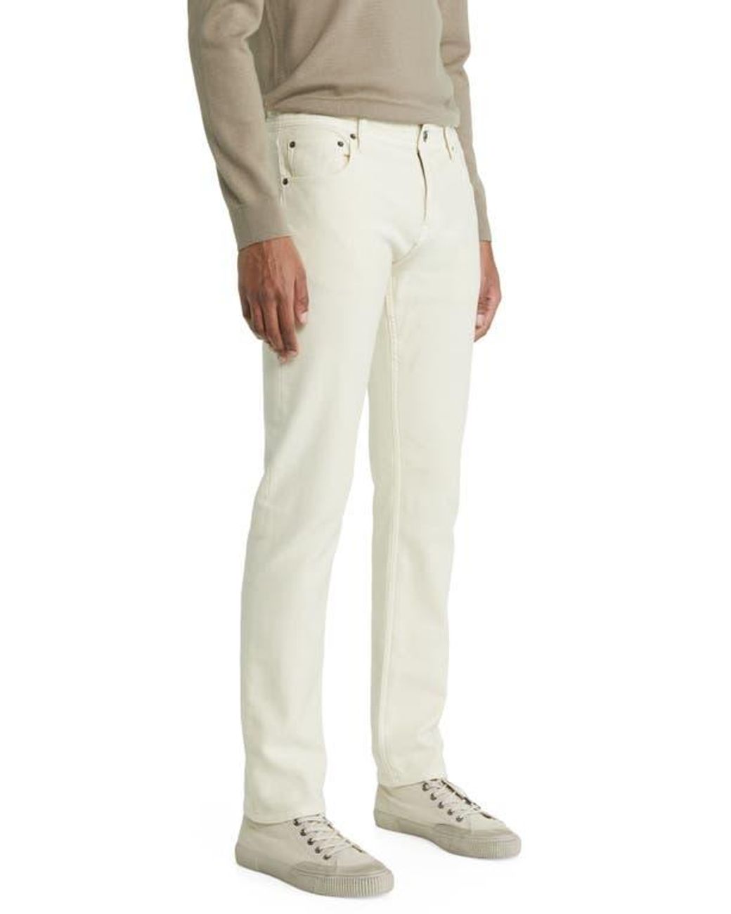 The Normal Brand Comfort Terry Five-Pocket Tailored Fit Pants in ...