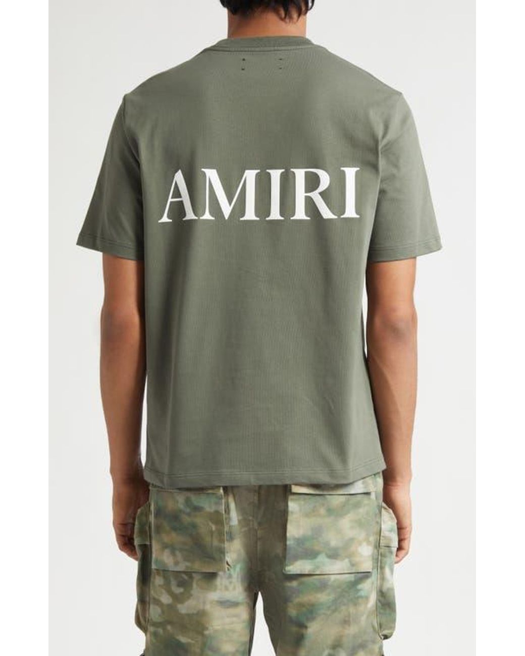 Amiri Ma Core Logo Graphic T-Shirt in Green for Men | Lyst