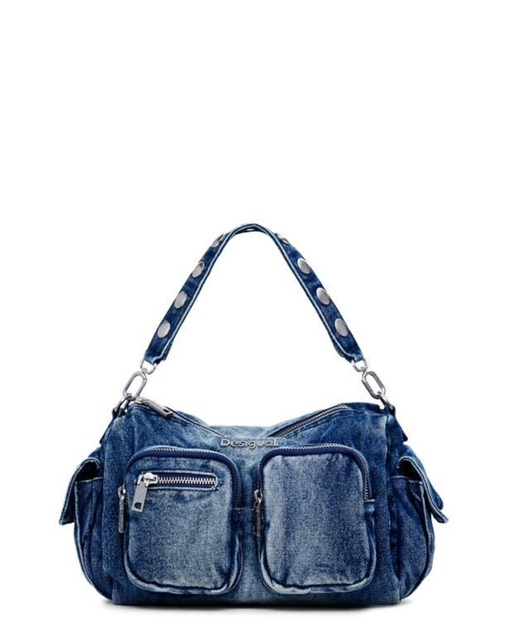 Desigual Denim Shoulder Bag in Blue | Lyst