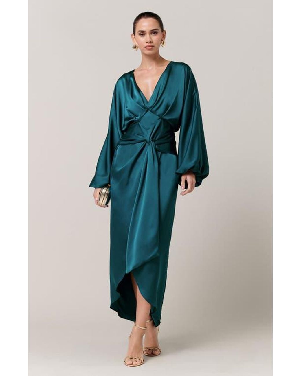 Savel Irena Midi Dress in Blue | Lyst