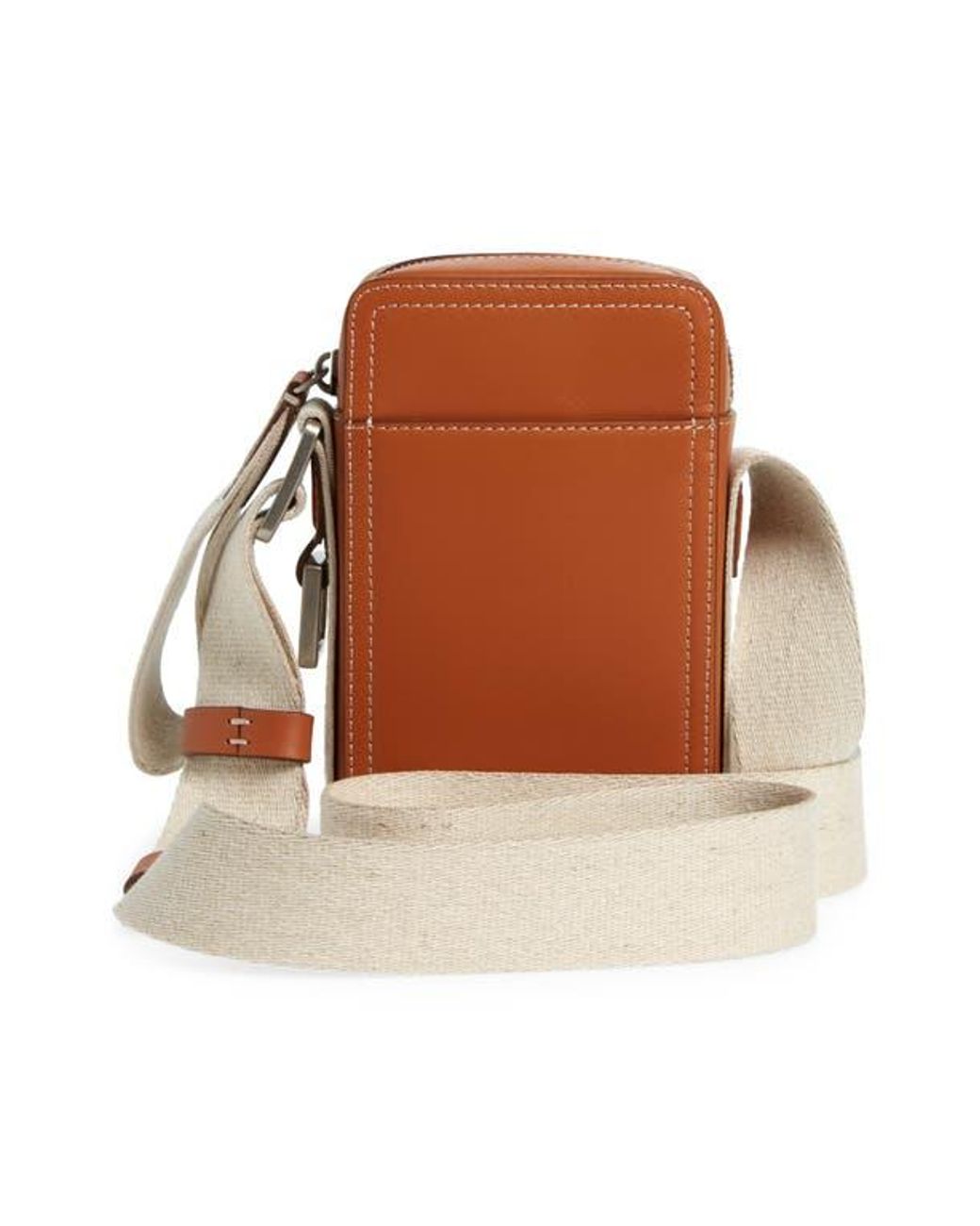 Jacquemus Le Cuerda Vertical Leather Shoulder Bag in Brown for Men | Lyst