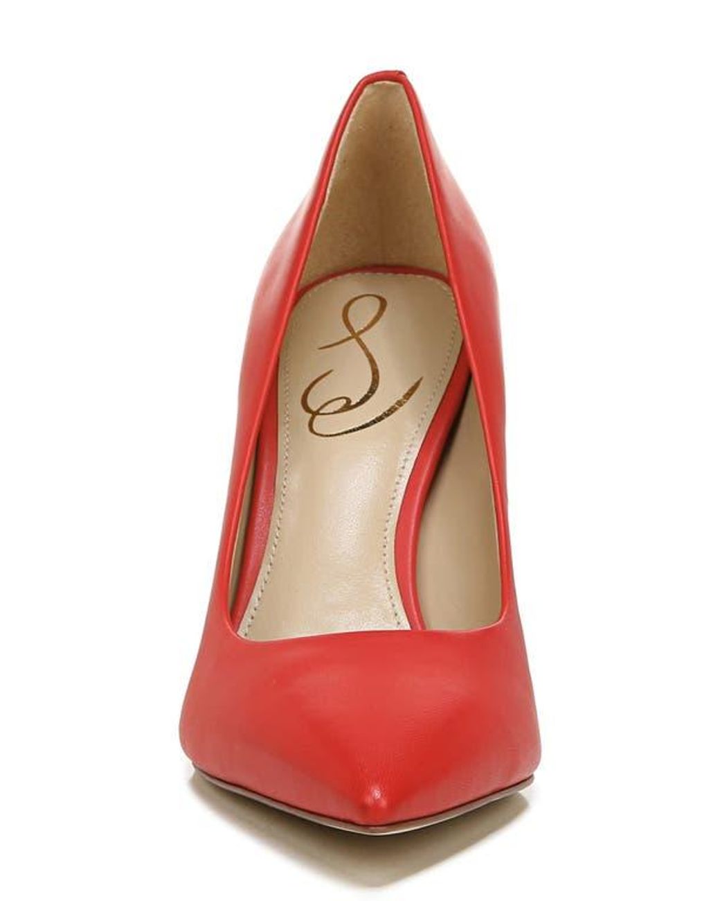 Sam Edelman Hazel Pointed Toe Pump in Red | Lyst