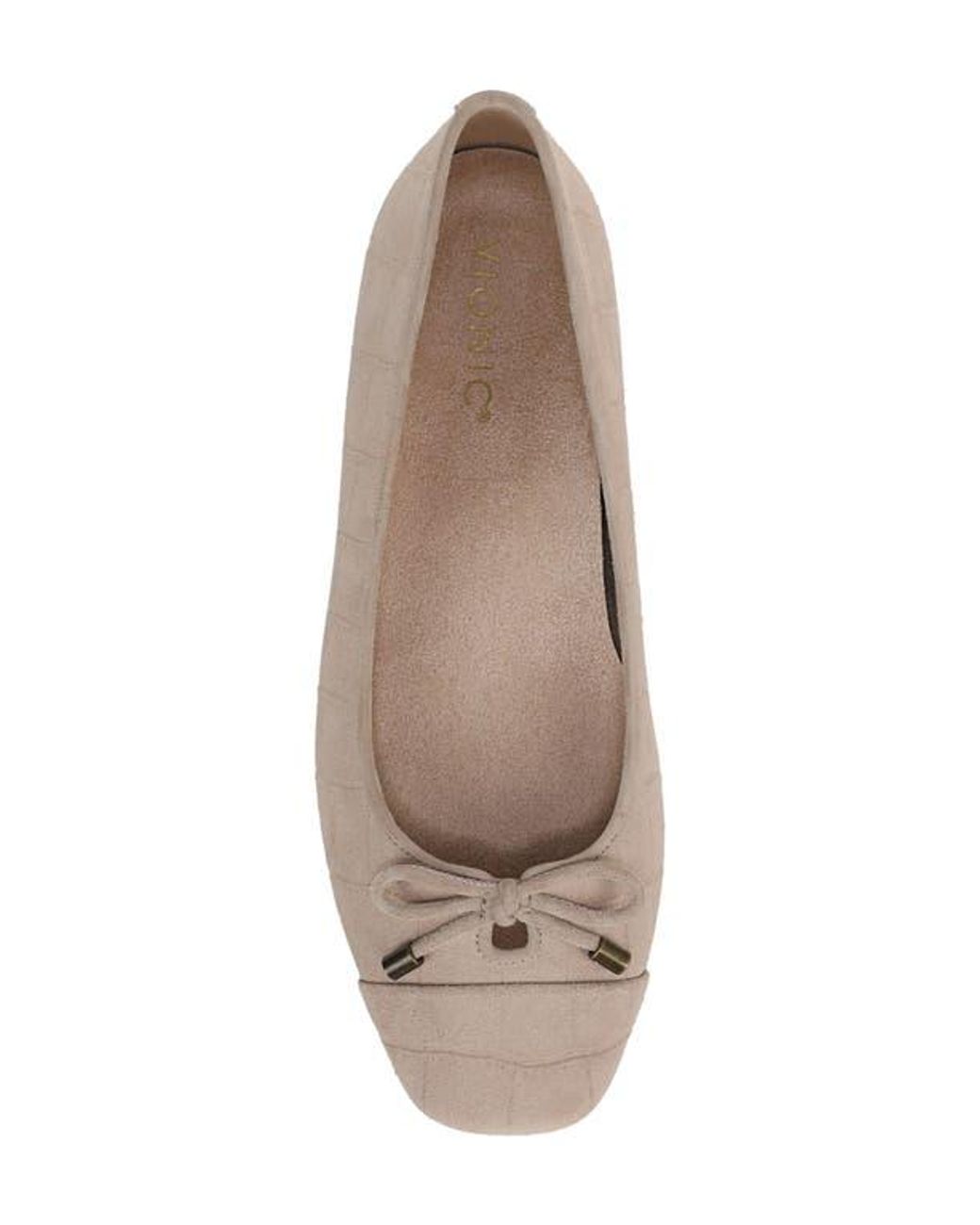 Vionic Klara Cap Toe Ballet Flat in Pink | Lyst