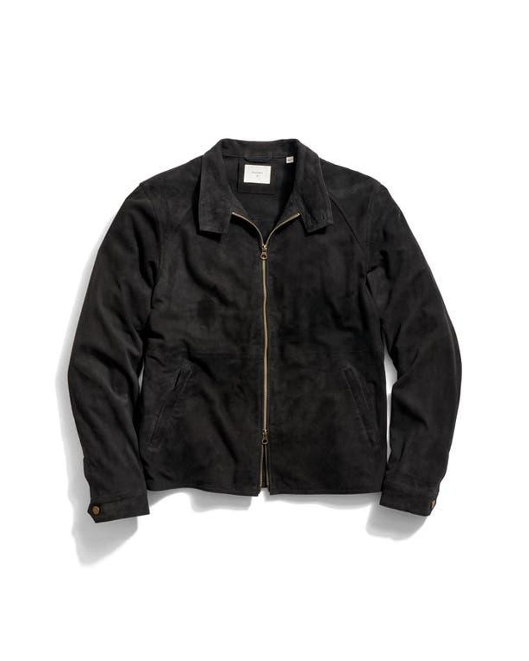 Billy Reid Barracuda Suede Jacket in Black for Men | Lyst