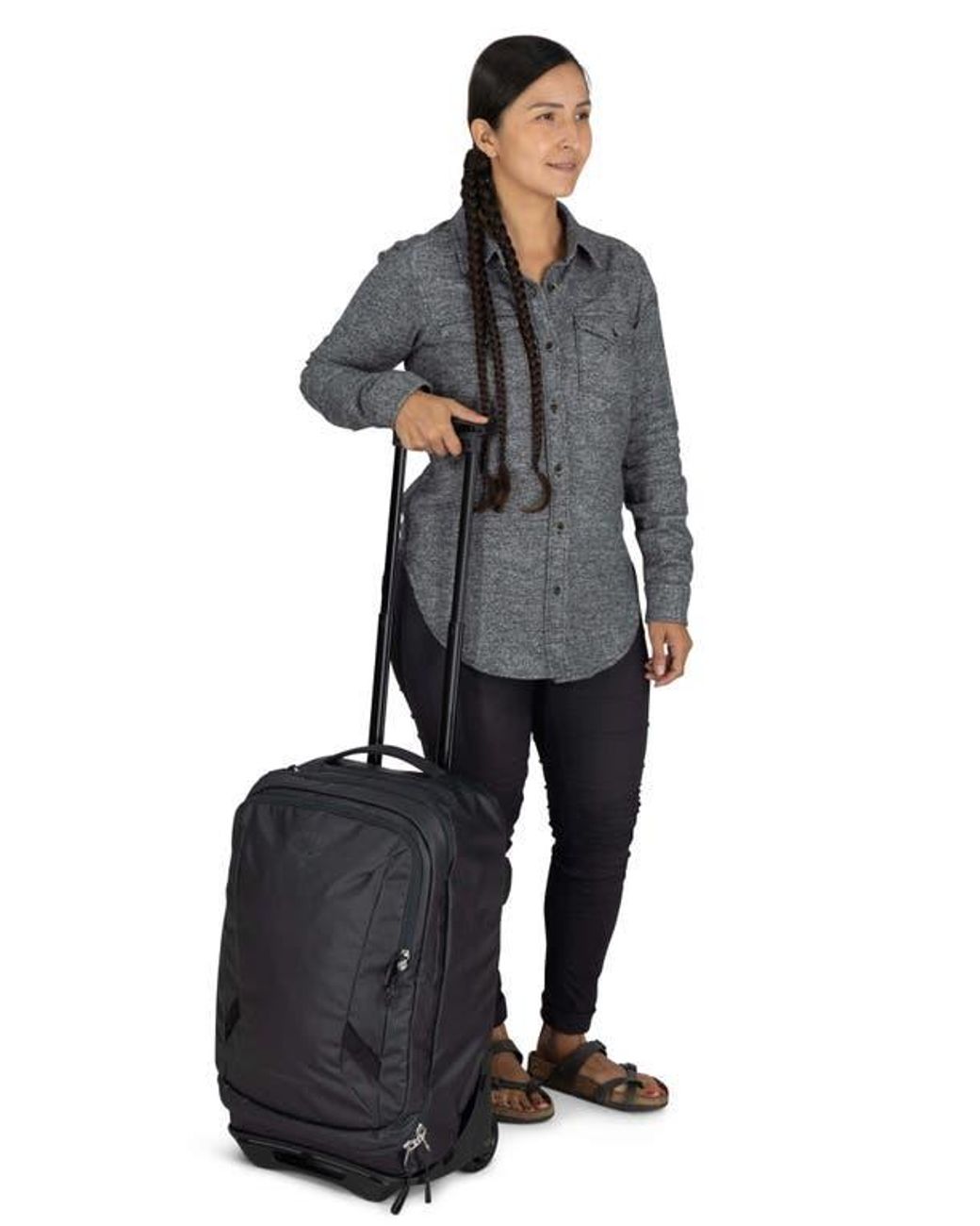 Osprey Transporter 38-Liter Wheeled Carry-On Luggage in Black | Lyst
