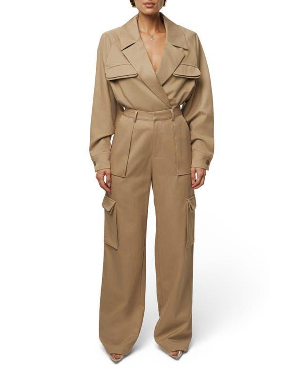 JLUXLABEL Theory Bodysuit in Brown | Lyst