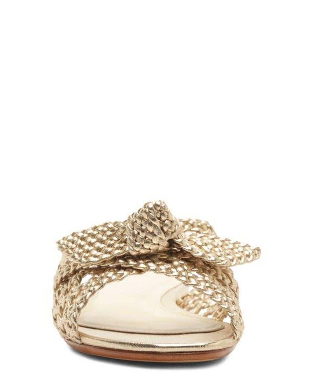 Alexandre Birman Belinda Woven Slide Sandal | Lyst