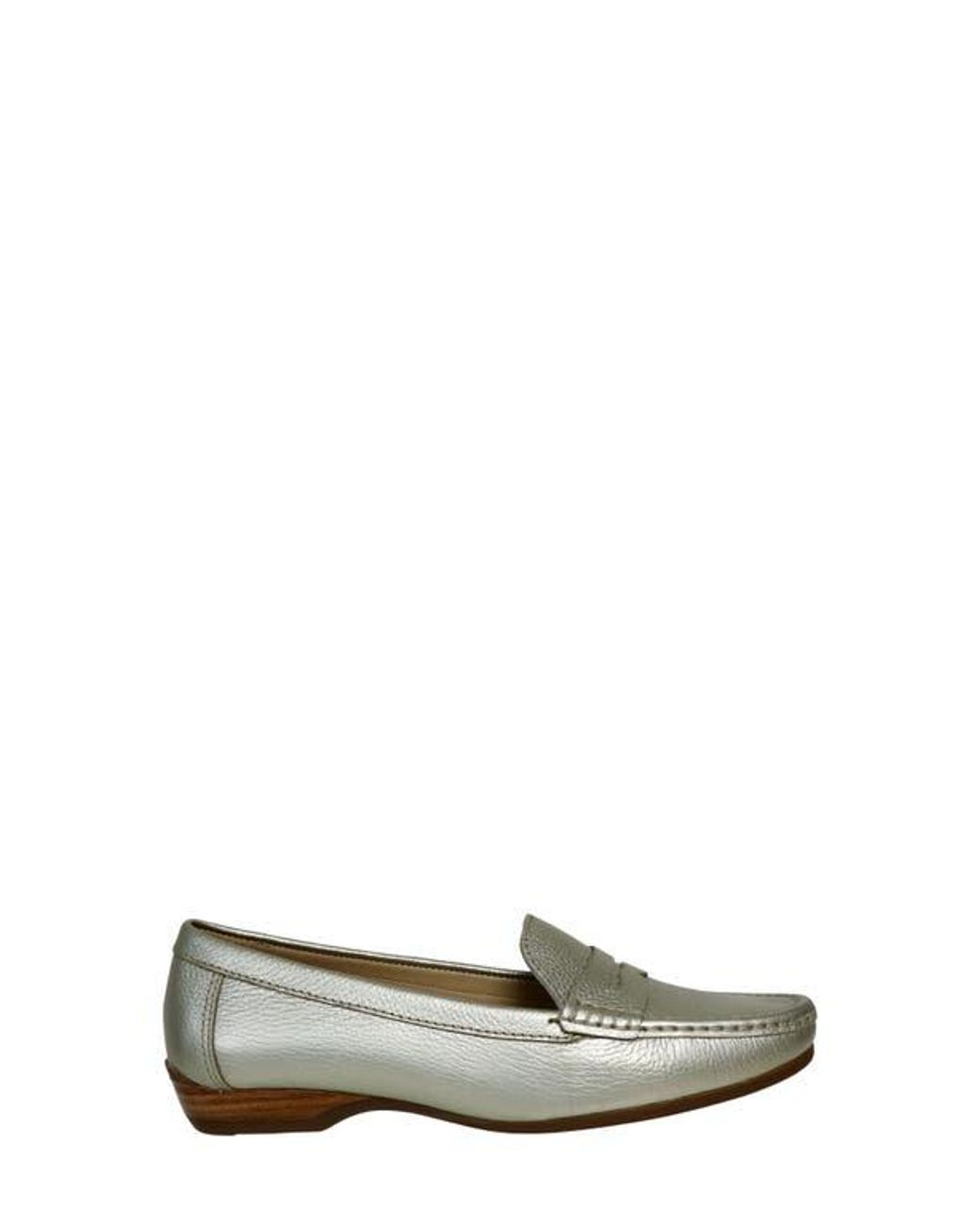 David Tate Freetime Penny Loafer in Gray | Lyst