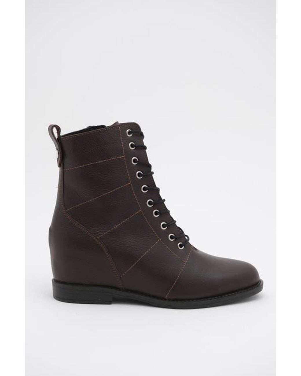 Forever & Always Shoes Tivona Leather Boot in Black | Lyst