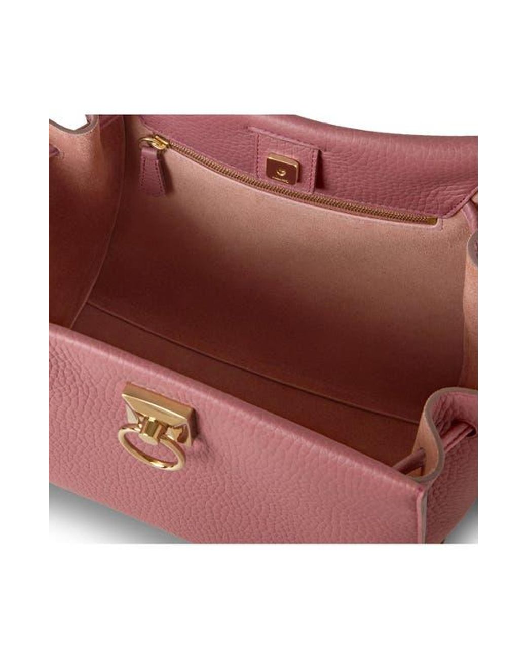 Mulberry Small Iris Leather Top Handle Bag in Pink | Lyst