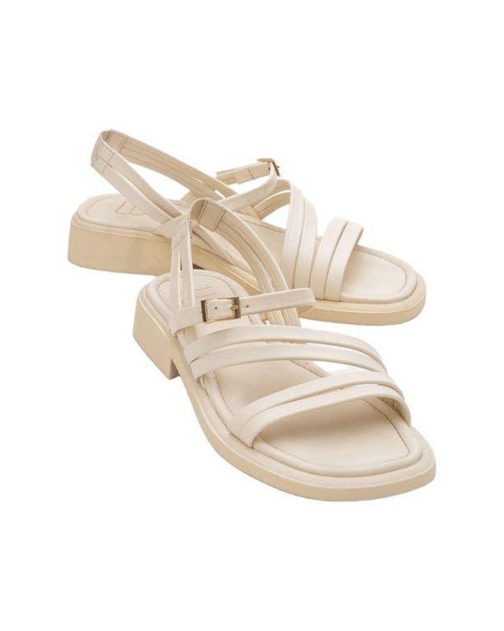 Forever & Always Shoes Cesar Leather Sandals in Natural | Lyst