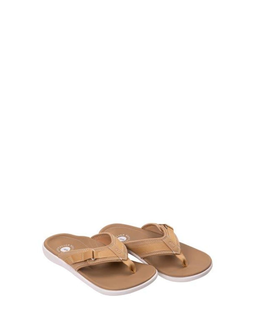 Revitalign Yumi Northfork Flip Flop in Natural | Lyst