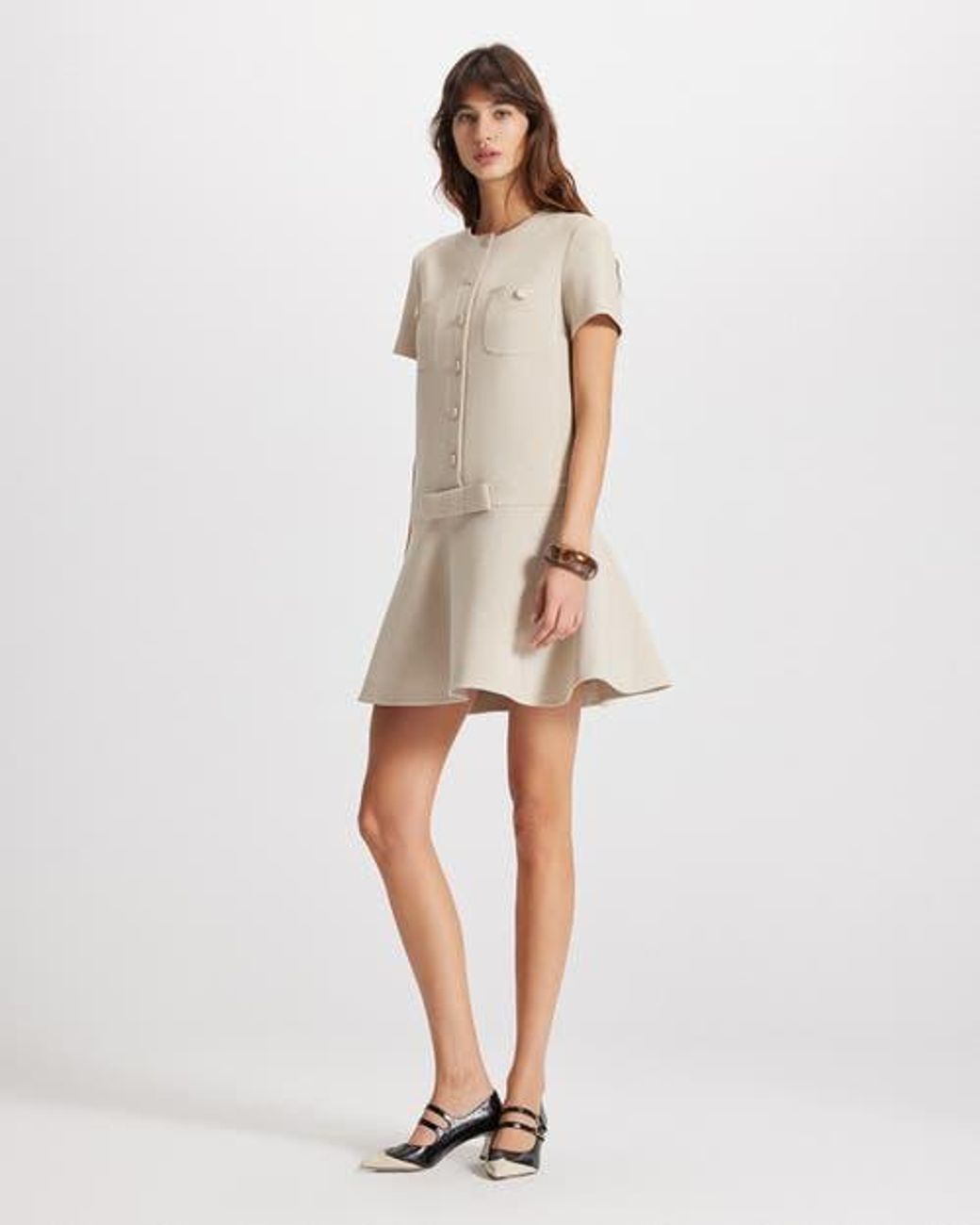 Theo the Label Daphne Fluted Mod Dress | Lyst