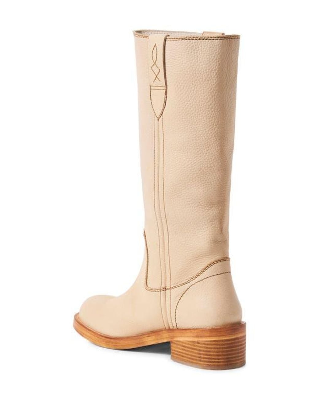 Free People Blaze Block Heel Boot in Brown | Lyst