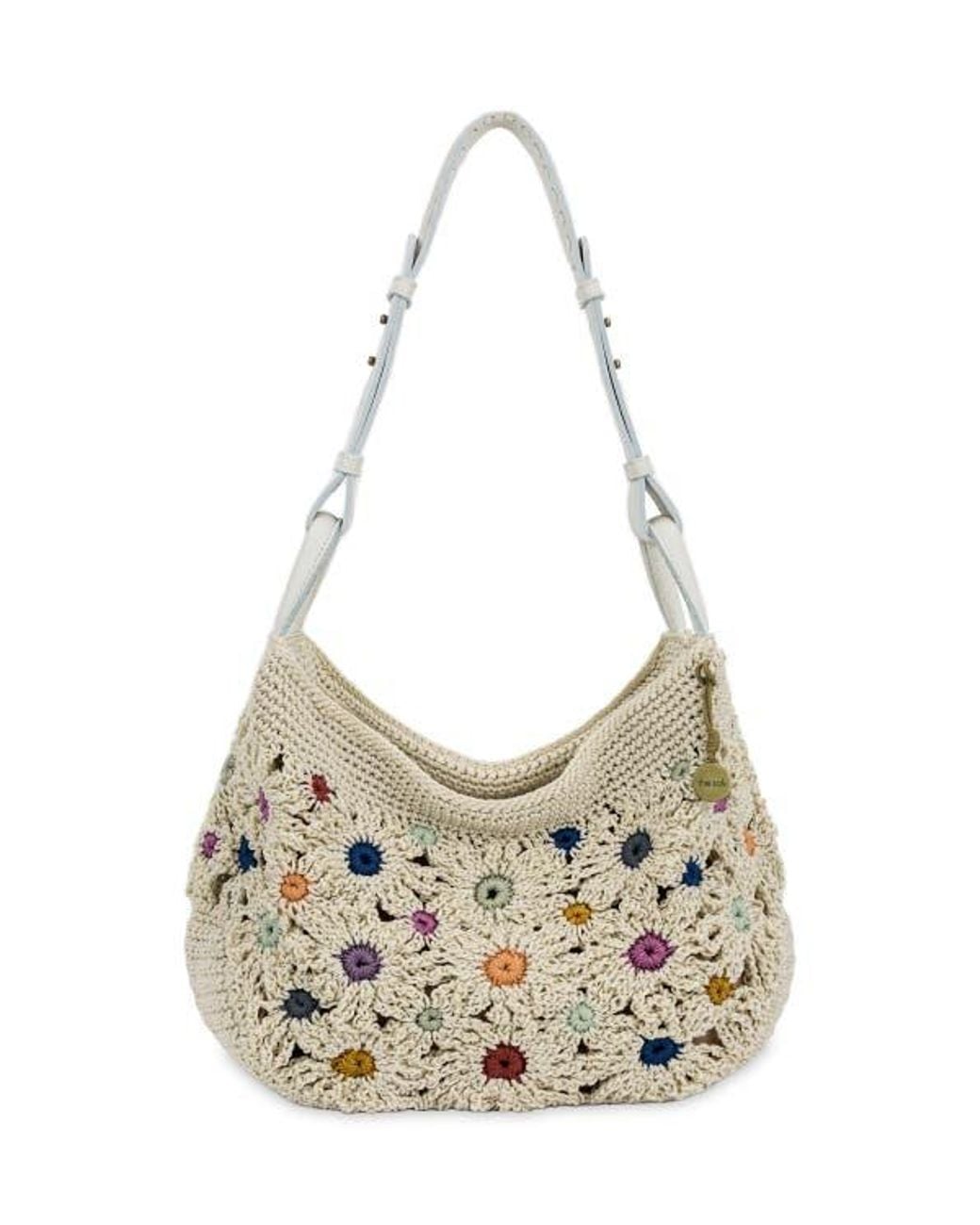 The Sak Los Feliz Hobo Leather Bag in Gray | Lyst