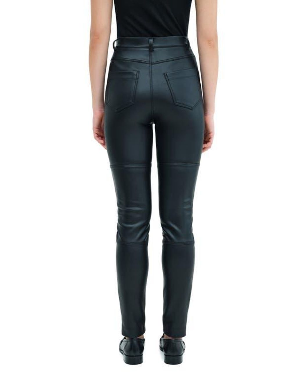 MARCELLA Mei Faux Leather Pants in Black | Lyst