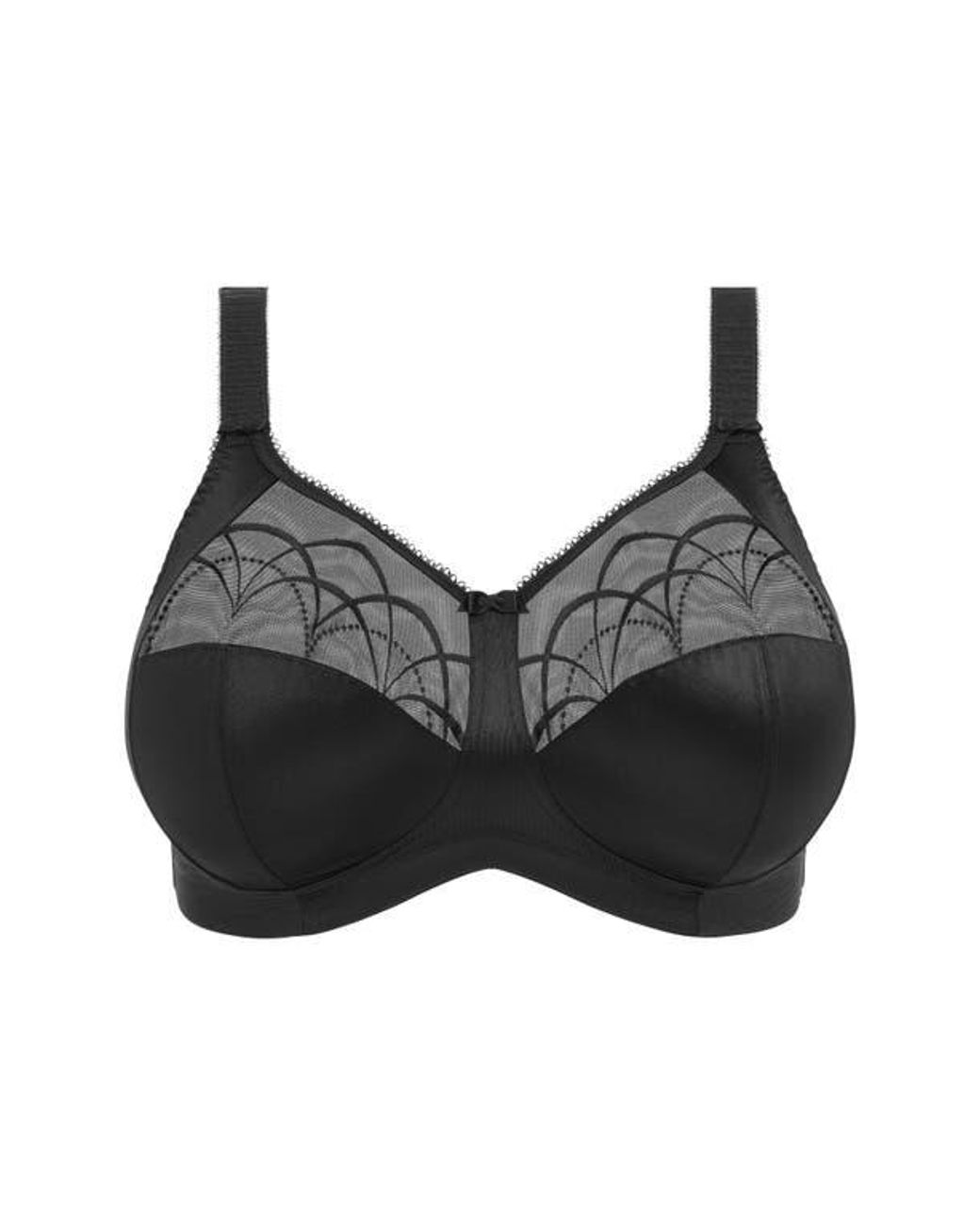 Elomi Cate Full Figure Soft Cup Bra in Black | Lyst