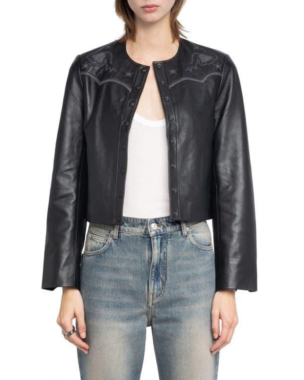 Zadig And Voltaire Leather Jacket