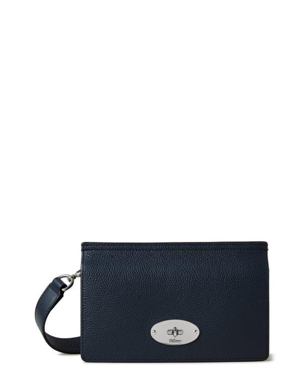 Mulberry East/West Antony Leather Crossbody Bag in Blue | Lyst