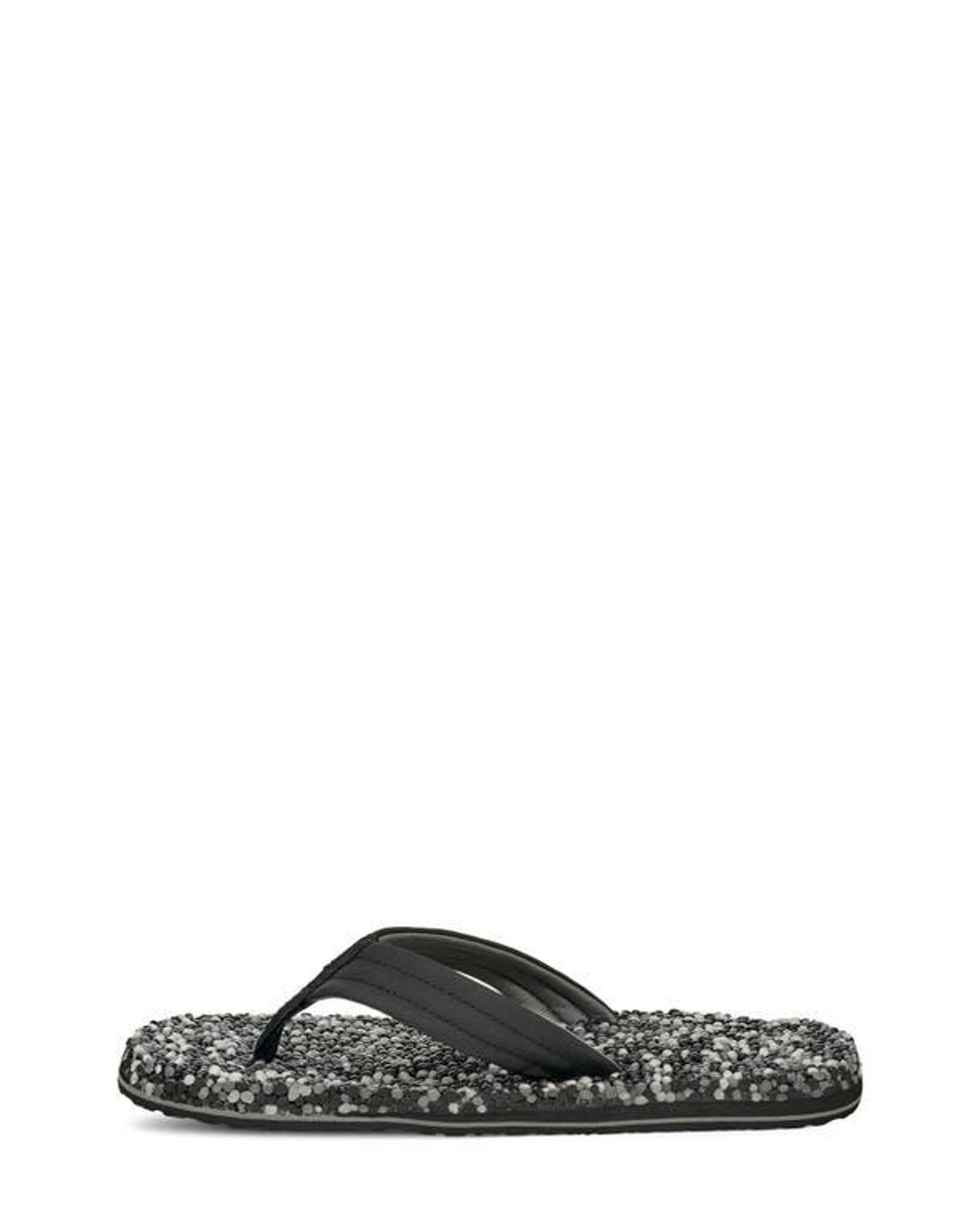 Sanuk Bubblecush Flip Flop in Black for Men | Lyst