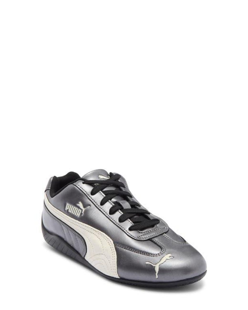 PUMA Speedcat Metallic Sneaker in Gray | Lyst