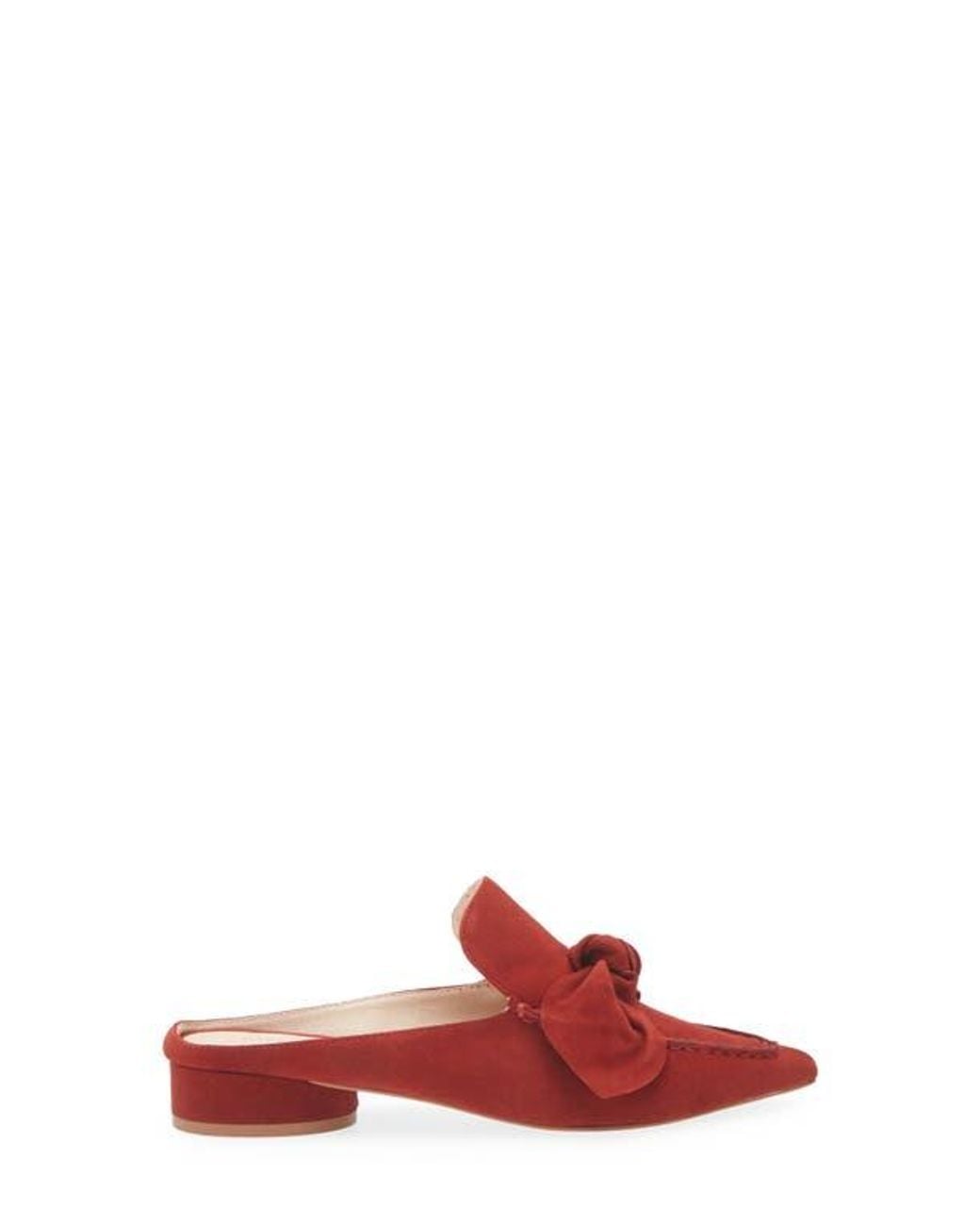 KOKO + PALENKI Piet Bow Mule in Red | Lyst