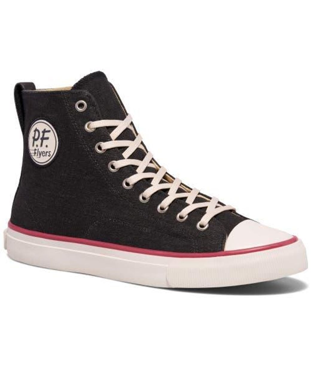 PF Flyers All-American High-Top Sneaker in Black | Lyst