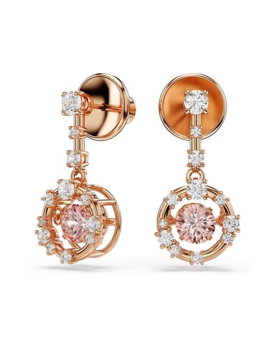 Swarovski Constella Drop Earrings in Metallic | Lyst