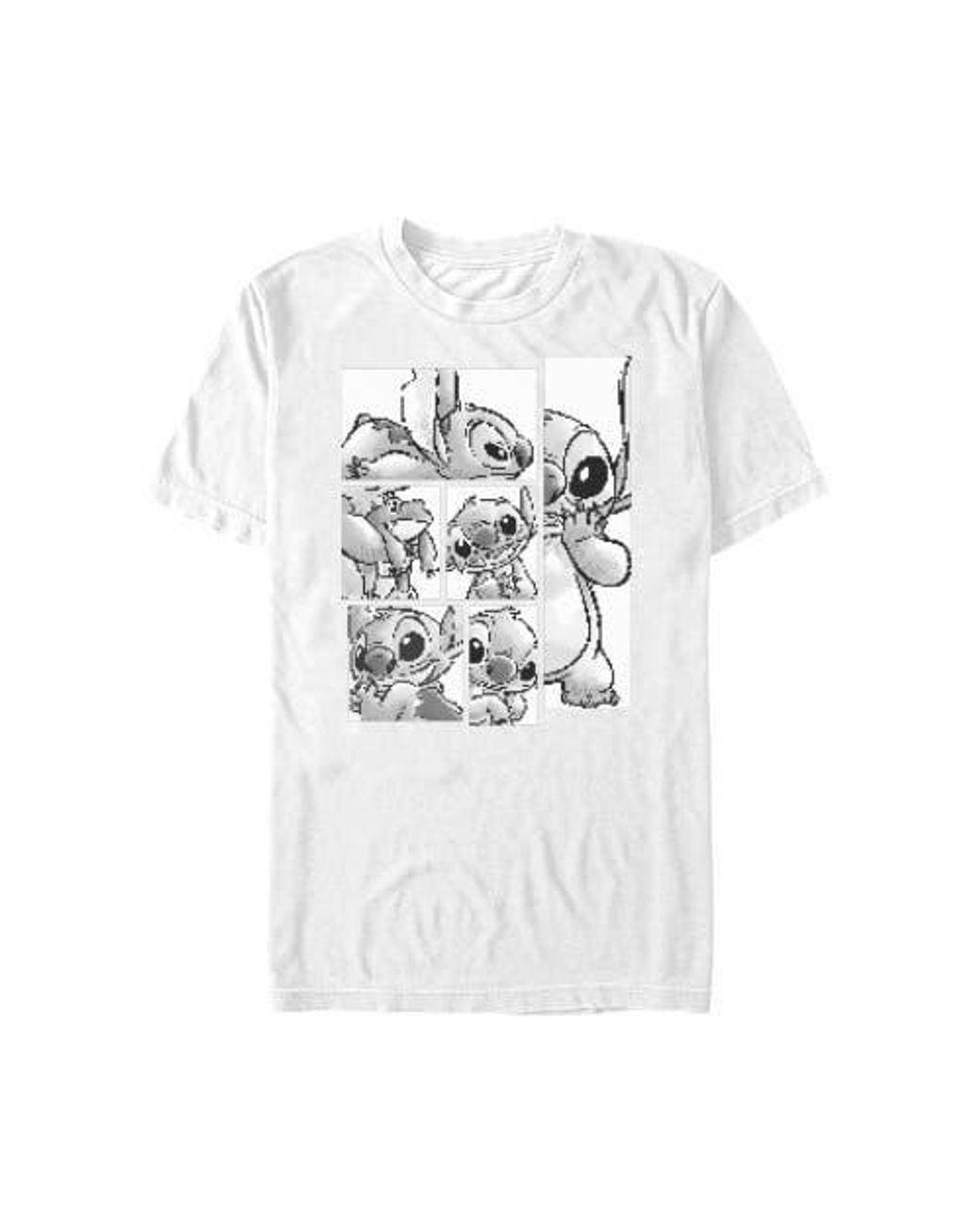 Lilo Et Stitch Grayscale Sketches Of Stitch Graphic T-Shirt for Men | Lyst