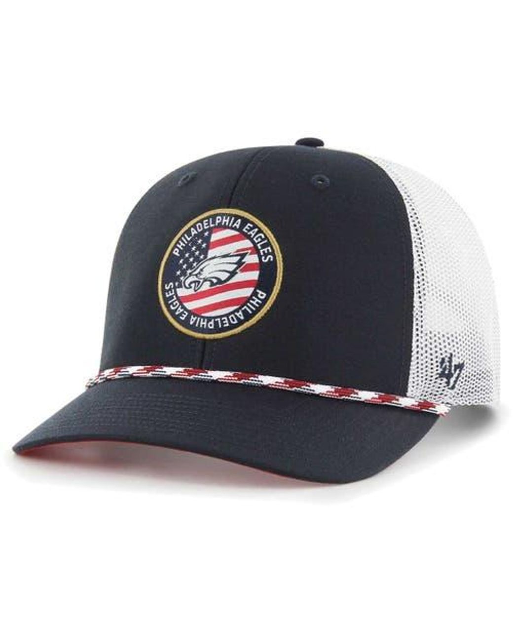 '47 Union Patch Trucker Adjustable Hat in Blue for Men | Lyst