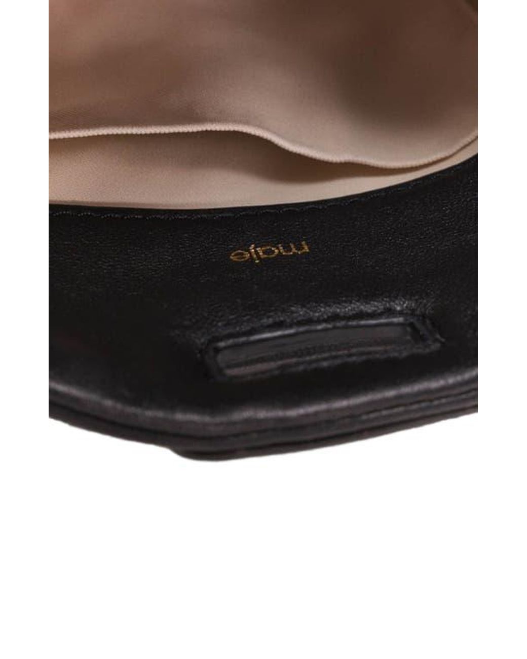 Maje Miss M Micro Leather Bag in Black | Lyst