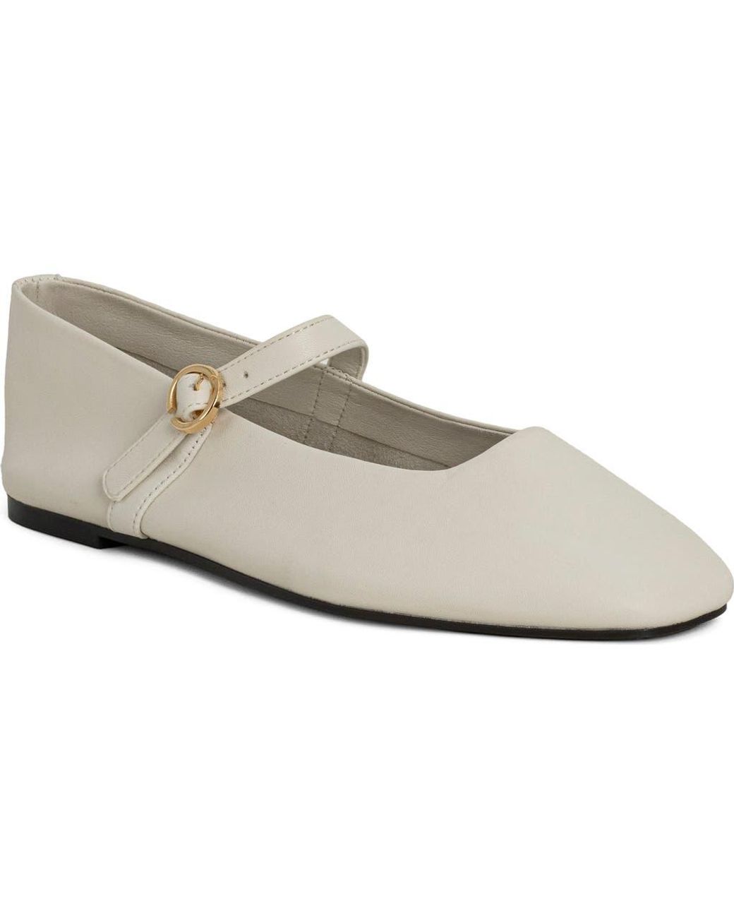 Shu Shop Annabelle Mary Jane Flat in White | Lyst