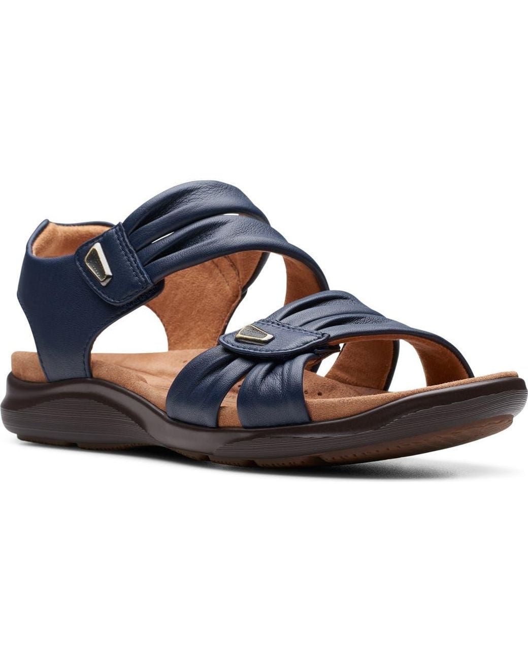 Clarks Kitly Ave Sandal in Blue | Lyst