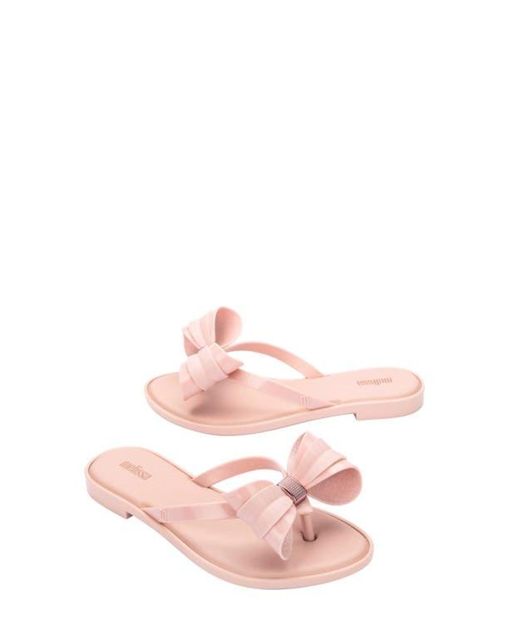 Melissa Slim V Ad Water Resistant Flip Flop in Pink | Lyst
