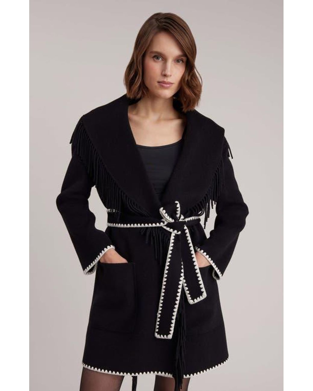 Anne Fontaine Ines Jackets in Black | Lyst