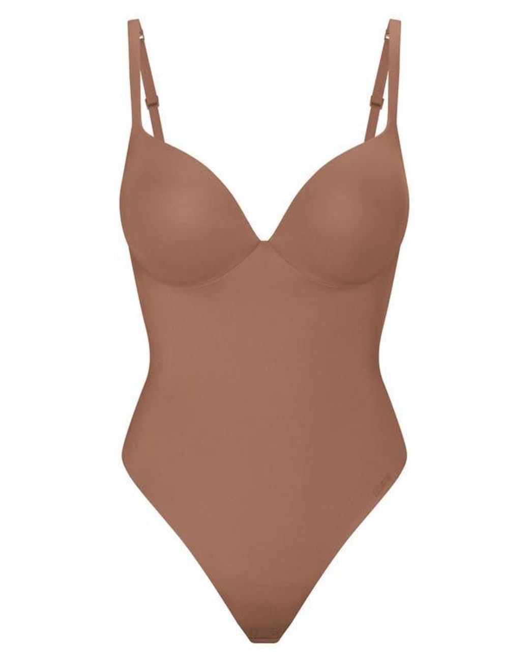 Skims Ultimate Body Push-Up Thong Bodysuit in Natural | Lyst