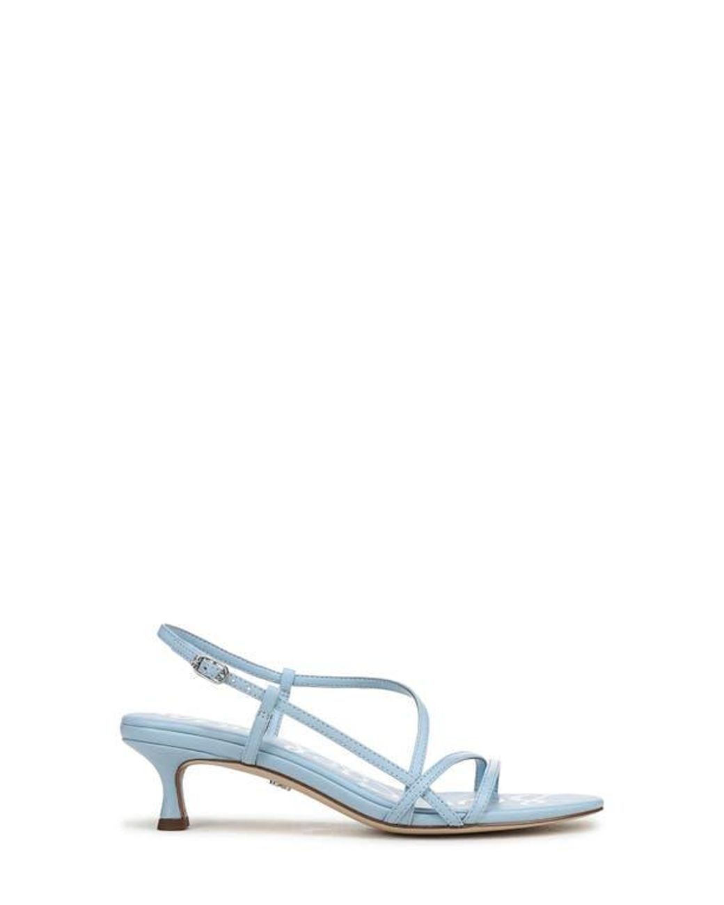Sam Edelman Cora Slingback Kitten Heel Sandal in Blue | Lyst