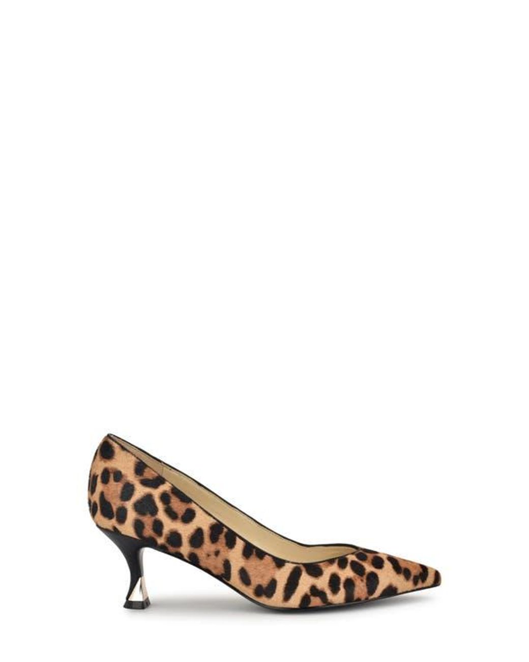 Nine West Ariella Kitten Heel Pump in Metallic | Lyst